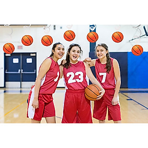 36Ct Basketball Hanging Swirl Decorations - Basketball Themed Party Supplies Hanging Party Decorations, Boy Birthday Party Decorations