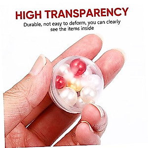 Eater Ornaments Balls 500 pcs Multi-Purpose to-y Vending Hidden Twisting Container Decorative Inch/Bauble Favor Holiday Bulk Transparent Prizes Eater Xcm Empty