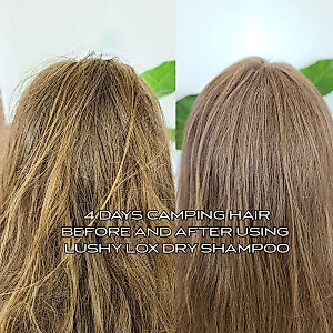 Lushy Lox Dry Shampoo Powder for Red Hair Shades - All Natural Ingredients 1.7 oz