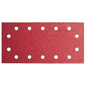 Bosch 10-Piece Sanding Sheet Set for Orbital Sanders Various Materials 115 x 230 mm Grit 60/120/180
