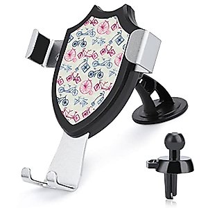 Crazy Bike Bicycle Car Phone Holder Mount Universal Cellphone Vent Clamp for Dashboard Windshield Stand