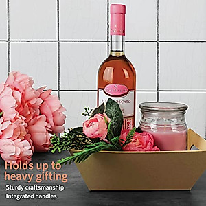 [20 PK] Bulk 8x10” Empty Baskets For Gifts| Shelf Baskets For Organizing, Storage, Display| Basket For Snacks, Produce, Serving| Christmas, Easter, Valentines| Gift To Impress- Upper Midland Products