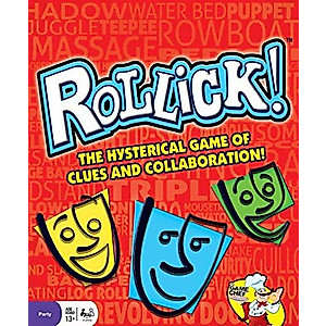 Rollick! Team CHARADES Party Game - Hysterical Game Night for Friends and Family - Fun Group Game - Easy to Play Party Game - Fun for All Ages