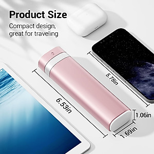 Pill Organizer 7 Day, Betife Daily Pill Box, Weekly Travel Pill Case, Cute Pill Holder to Hold Vitamins, Medicines, Pills, Supplements (Pink)