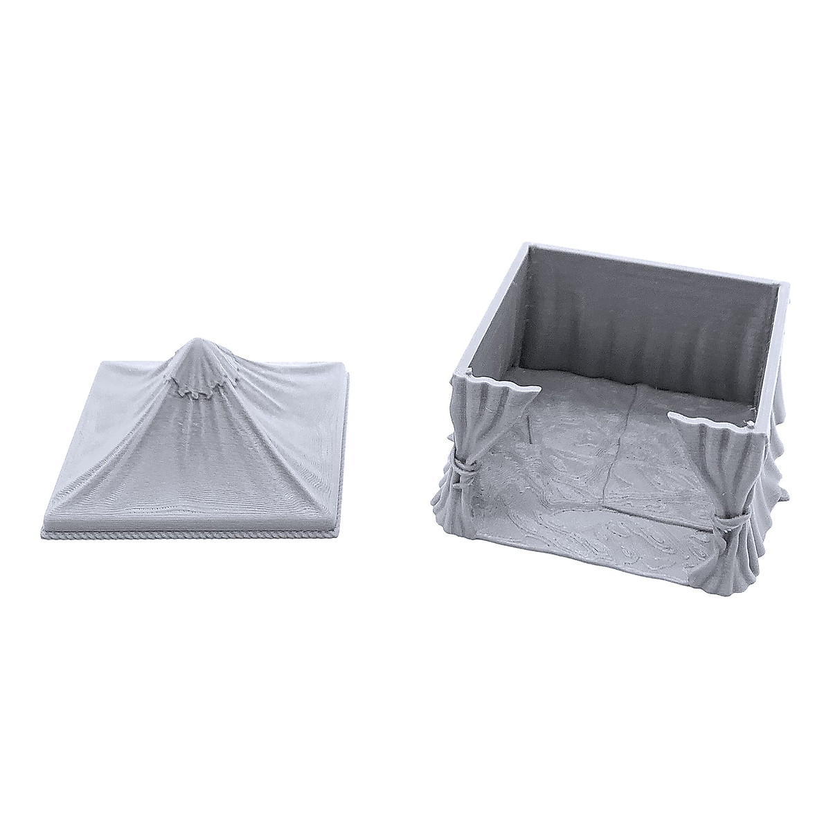 EnderToys Traveler's Camp II by Printable Scenery, 3D Printed Tabletop RPG Scenery and Wargame Terrain 28mm Miniatures