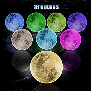 Solar Swimming Pool Lights Color Changing, Moon Lamp Pool Lights for Above Ground Pools, RGB 16 Colors Water Proof IP68 Remote Control for Inground Pool Hot Tub Courtyard Garden Pond