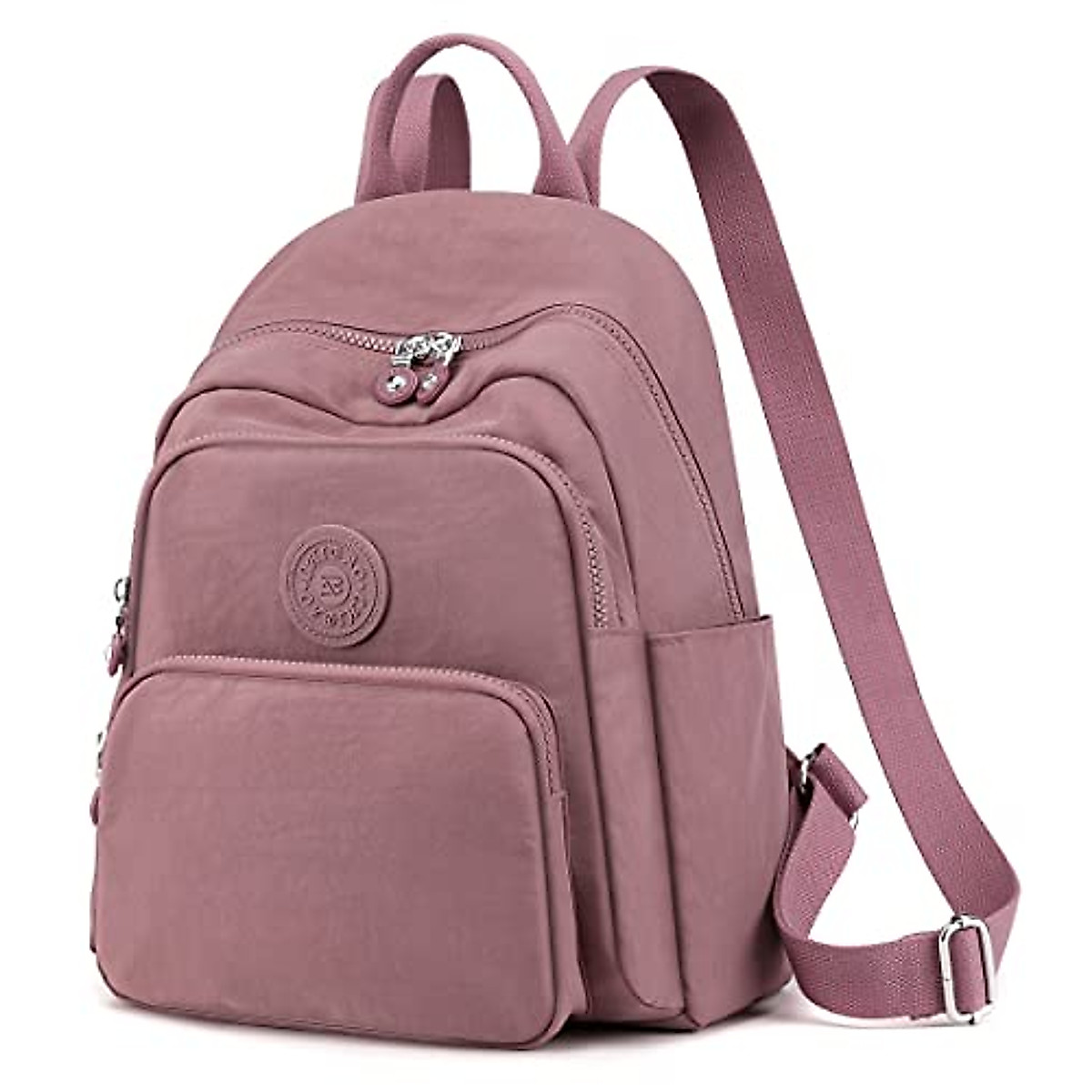 Collsants Small Nylon Backpack for Women Mini Backpack Purse Teen Girl Fashion Backpack Small Travel Bag Daypack(dark blue)