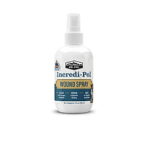 Dr. Pol Incredi-Pol Wound Spray for Dogs, Cats, Horses, and All Animals - Dog Wound Care to Clean Cuts, Scrapes, Hot Spots, and More - Repair Skin and Promote Healing - 3 Fluid Ounces