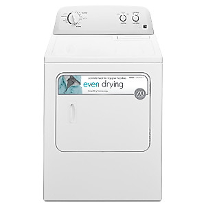 Kenmore 29" Front Load Gas Dryer with Wrinkle Guard and 7.0 Cubic Ft. Total Capacity, White