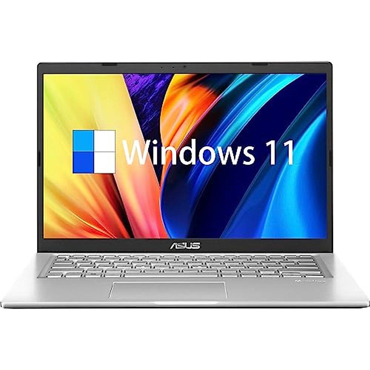 ASUS Vivobook 14 Inch Laptop for College Students, Intel Core 11th Gen i3-1115G4, Windows 11 Home, 16GB RAM, 1TB SSD, Intel UHD Graphics 770, Bluetooth, Webcam, Silver, PCM
