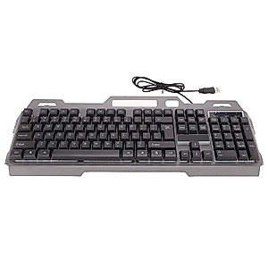 Acogedor Gaming Keyboard and Mouse Combo, Colorful RGB Lighting 104 Keys USB Wired Mechanical Feeling Keyboard Wired Gaming Mice for 7 8 10