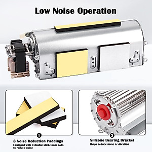 Hiorucet FK12 Fireplace Blower Fan Kit for Majestic, Vermont Castings, Monessen, Temco, Rotom HB-RB12, GFK4, FK12, FK24 Replacement Fireplace Blower Fan. Ball Bearing, Quiet, High Air Flow.