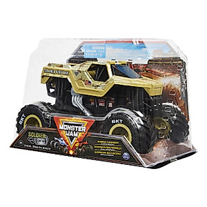 Monster Jam, Official Soldier Fortune Monster Truck, Collector Die-Cast Vehicle, 1:24 Scale, Kids Toys for Boys Ages 3 and up