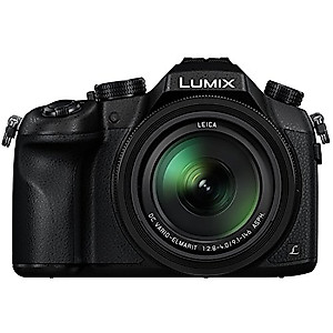 Panasonic LUMIX DMC-FZ1000 20.1MP 4K Point and Shoot Digital Camera w/ 16X Zoom Leica Lens, Built-in Wi-Fi and NFC - Black (US Model)