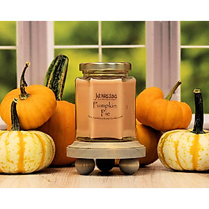 Pumpkin Pie Scented Blended Soy Candle | Hand Poured Fall Fragrance Candles | Made in The USA by Just Makes Scents