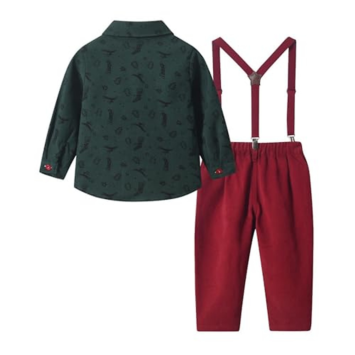 Toddler Boys Christmas Suit Long Sleeve T Shirt Tops Pants Child Kids Gentleman Outfits Baby Jackets 3 (B, 9-10 Years)