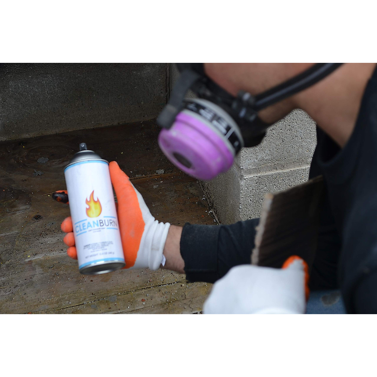 CleanBurn High Heat Stove Paint - Ideal for Stoves, High Temp Black Spray Paint with Flat Finish