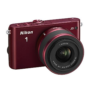 Nikon 1 J3 14.2 MP HD Digital Camera Body Only (Red)