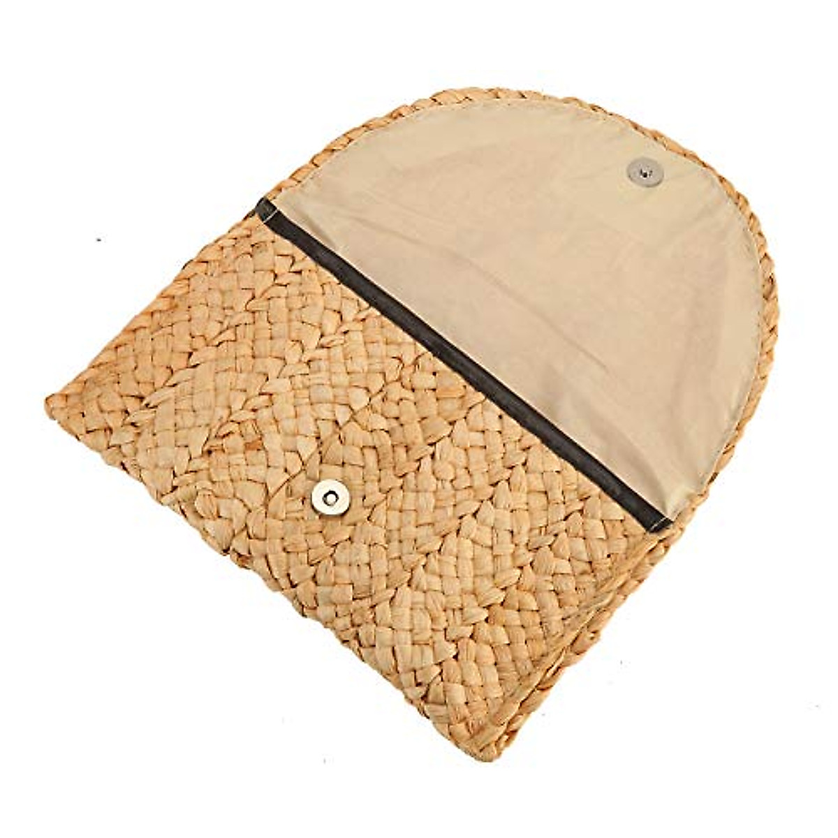 alilove Straw Clutch Bags for Women Summer Evening Handbags Bride Wedding Purse Vacation Beach Clutch Handmade Woven Envelope Wallet