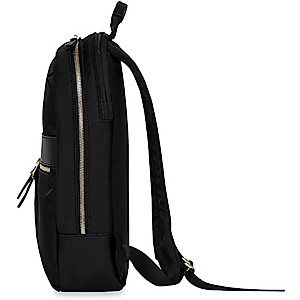 KNOMO Women's Mini Beaufort 12" Laptop Bag Tablet Bookbag for Work, School, College Travel Daypack Purse Backpack, Black