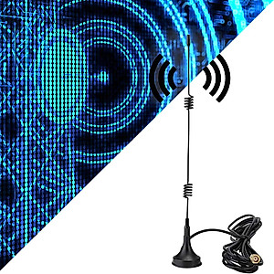 2.4GHz 8dbi Antenna SMA Female Plug with Magnetic Base High Gain for ZigBee Module Router Network Card (10m/32.81ft)
