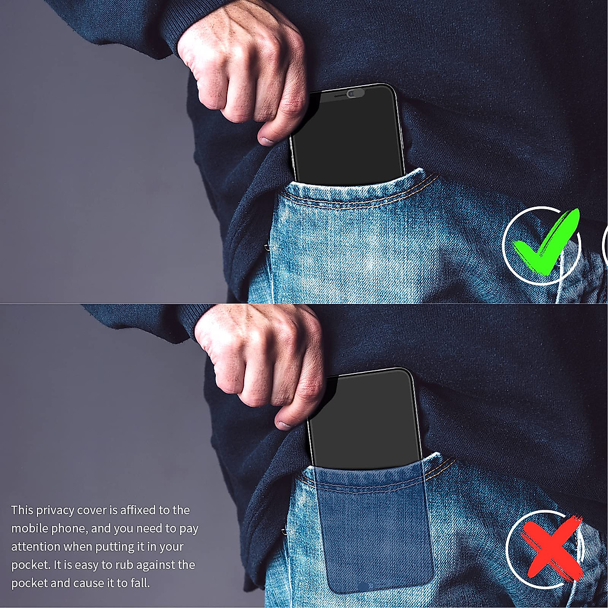 InnoUS Webcam Cover Slide, 6-Pack Ultra-Thin Camera Blocker, Computer Camera Cover Slide, Laptop Camera Cover Slide, Camera Blocker, Computer Camera Cover Slide| Privacy Blocker, Privacy Cover, Blcak