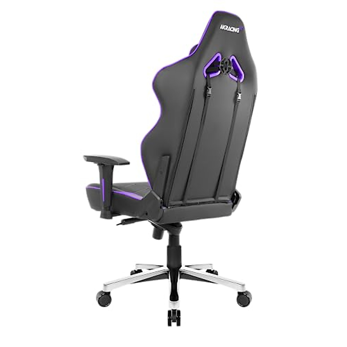 AKRacing Masters Series Max Gaming Chair with Wide Flat Seat, 400 Lbs Weight Limit, Rocker and Seat Height Adjustment Mechanisms - Indigo