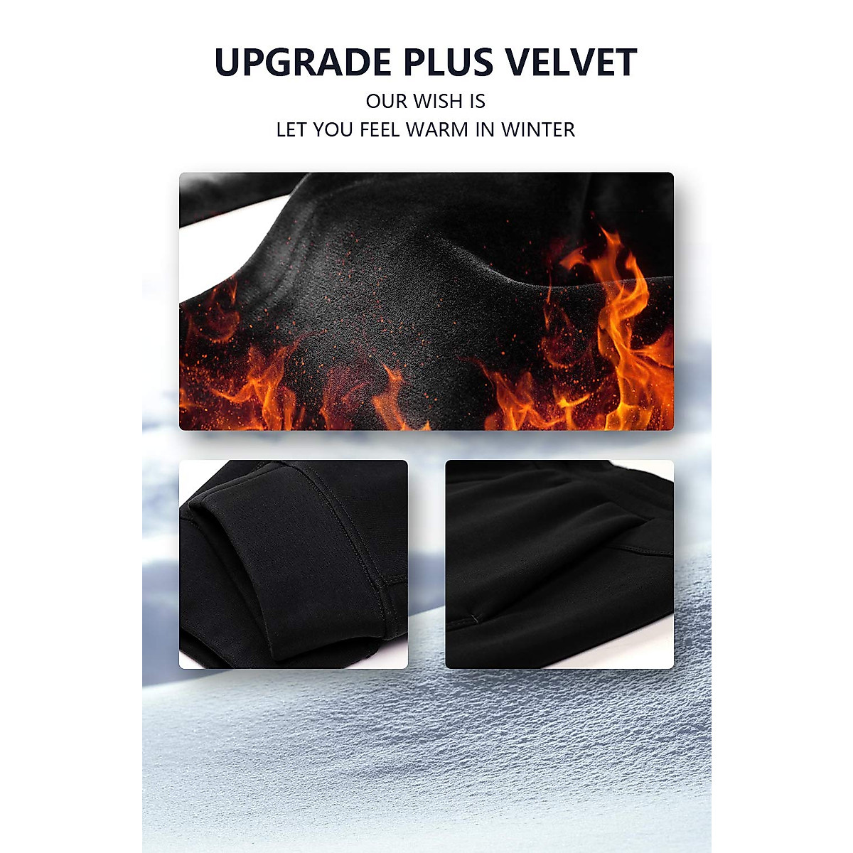 THE GYM PEOPLE Men's Fleece Joggers Pants with Deep Pockets Athletic Loose-fit Sweatpants for Workout, Running, Training