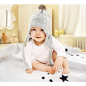 Baby Monthly Milestone Blanket Moon - Neutral Personalized Month Blanket for Boy Girl Newborn Soft Plush Fleece Photography Background Bonus Felt Milestone Number Set Large