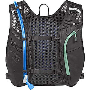 CamelBak Women's Chase Bike Vest 50oz - Hydration Vest - Easy Access Pockets, Black/Mint