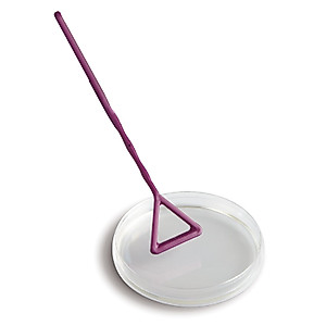 Heathrow Scientific HD8151 ABS Disposable Delta Cell Sterile Spreaders, 172mm Length x 37mm Width x 4mm Height