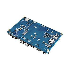 Waveshare PoE UPS Uninterruptible Power Supply Base Board for Raspberry Pi Compute Module 4 with Gigabit Ethernet/Dual HDMI/Quad USB2.0 etc.Interfaces