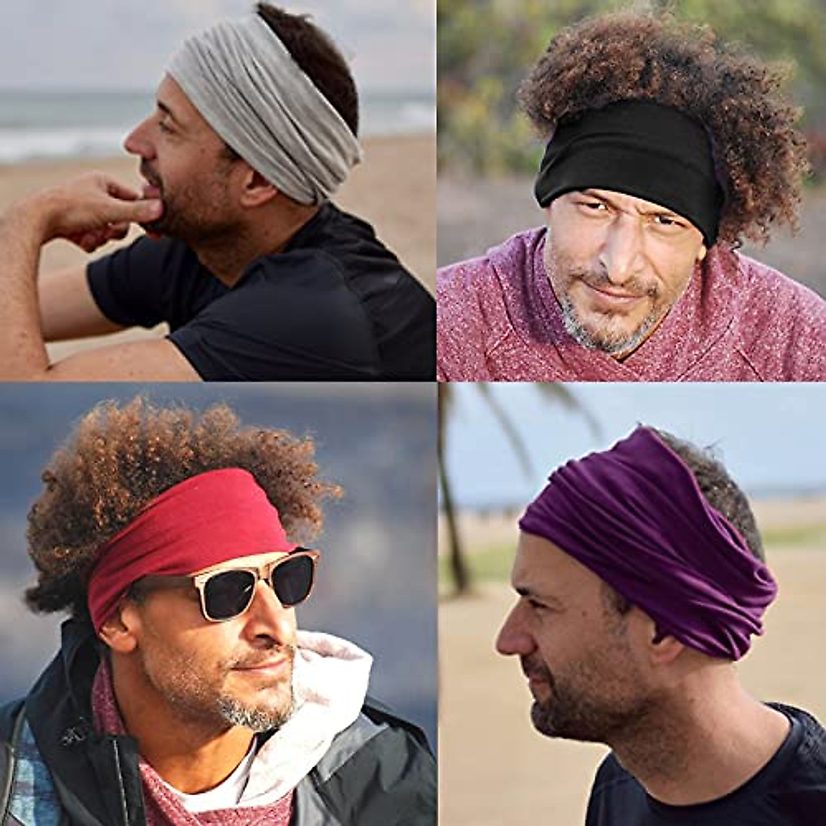 12 Pieces Under Scarf Hijab Cap Under Caps for Turban Head Wraps Scarf Solid Color Hijab Tube Unisex Stretch Dreadlocks Tube Neck Cover