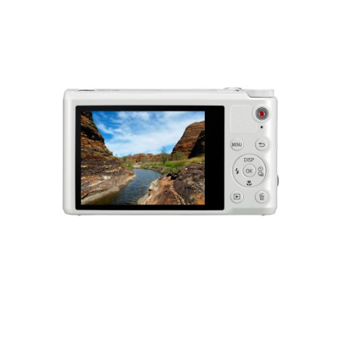 Samsung WB250F 14.2MP CMOS Smart WiFi Digital Camera with 18x Optical Zoom, 3.0" Touch Screen LCD and 1080p HD Video (White) (OLD MODEL)