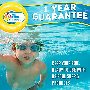 U.S. Pool Supply Pool Thermometer with Tether String, Blue - Measures Water Temperature Up to 120° F (50° C) - Swimming Pools, Spas, Hot Tubs, Ponds