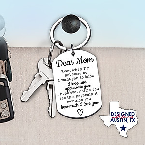 Rosa Vila Mom Keychain, Mom Birthday Gifts, Mothers Day Gifts From Daughter, Christmas Gifts, Mothers Day Gift Ideas