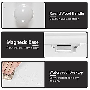 TaoHFE Bathroom Cabinet,Bathroom Wall Cabinet with 2 Door Adjustable Shelves,Over The Toilet Storage Cabinet,White Bathroom Cabinet Wall Mounted,Medicine Cabinets for Bathroom Laundry Room Kitchen