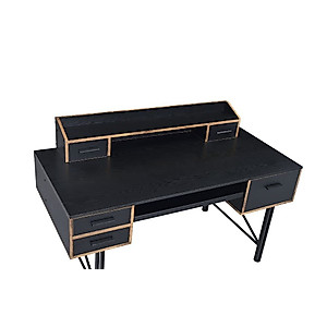 Acme Furniture Safea Writing Desk, Black