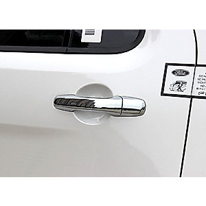 Fit for Ford Explorer 2015 2016 2017 2018 with Smart Keyhole Door Handle Cover Trim Trims Chrome