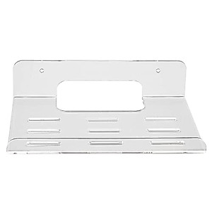 Valink Acrylic Floating Wall Shelves Hanging Shelves,Wall Mounted Acrylic Small Wall Shelf Floating Shelves for Speakers