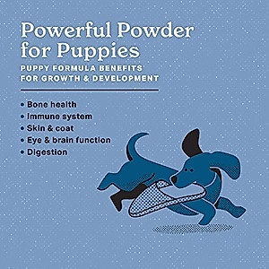 The Missing Link Puppy 8oz Supplement – Superfood Powder Promotes Growth & Development, Supports Immunity, Digestion, Bones, Skin & Coat of Dog