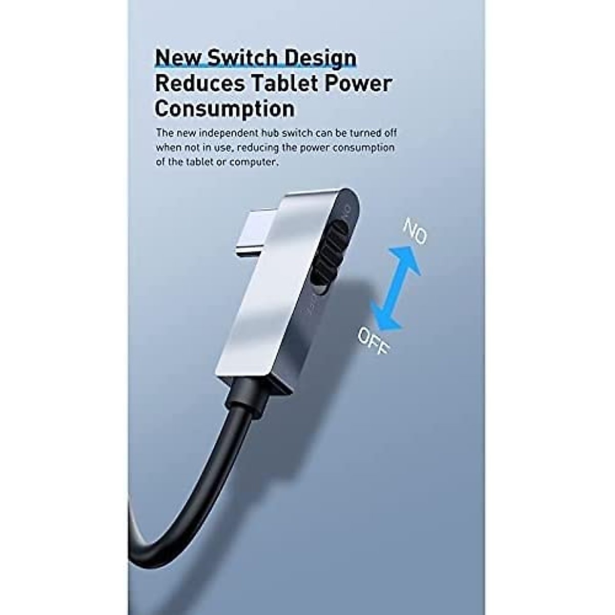 Feilx Ultra-Slim Data USB Hub, 6 in 1 USB C HubType C Hub to 4K HD USB 3.0 PD Port 3.5mm Jack USB-C USB Hub Adapter