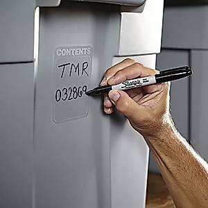 Permanent Markers, Black Permanent Marker Set，Office Supplies for School, Home .Fine Point, Black, 36 Count