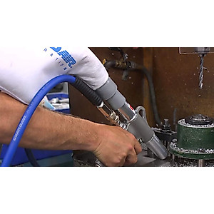 Guardair Gun Vac 1500 Pneumatic Gun Vacuum Cleaner Suction Kit with 9-Inch Crevice Tool and High Filtration Collection Bag