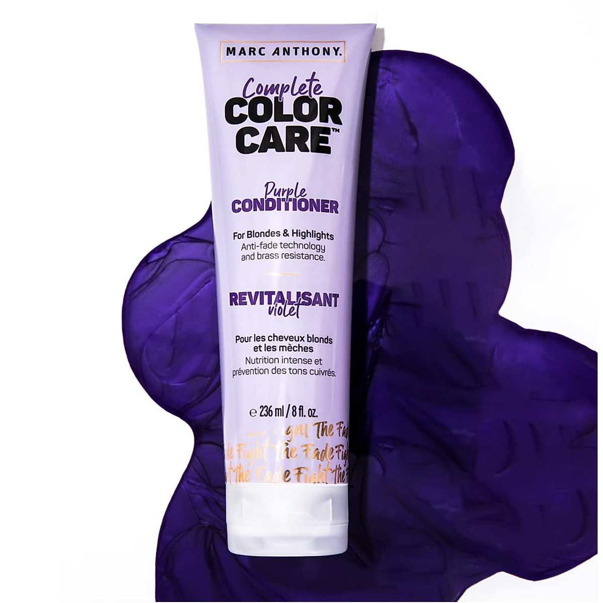 Marc Anthony Complete Color Care Purple Conditioner for Blondes & Highlights, 8 Ounce (Packaging May Vary)