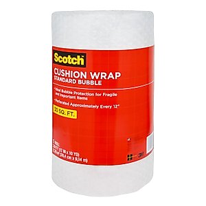 Scotch Cushion Wrap, 12 in x 30 ft., 1 Roll/Pack (7929)