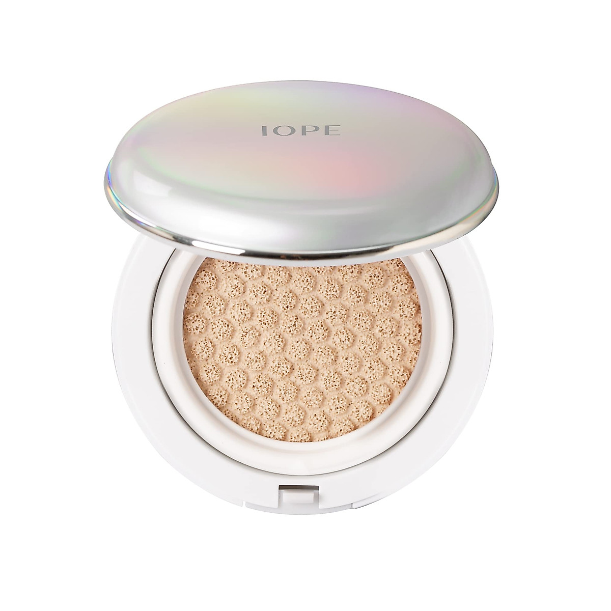 IOPE Air Cushion SPF 50+,Natural Coverage Foundation Makeup, Moisturizing Finish for Sensitive,Dry,Combination Skin,Korean Skin Care Cushion by Amorepacific,#21