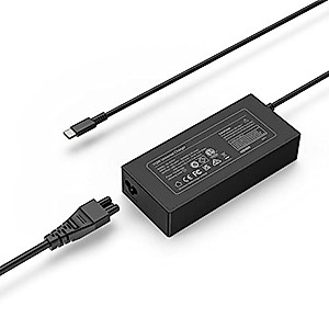 USB C Laptop Charger 100W AC Laptop Power Adapter with 12W USB A Output for MacBook ASUS Huawei Lenovo HP Dell Samsung Acer Toshiba Chromebooks and More,USB-C port DC 5V-20V 5.0A,USB-A port DC 5V 2.4A