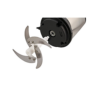 Eternal Living Food Processors & Vegetable Chopper with Glass Bowl Ground Meat Vegetables Fruits Nuts Ice, Stainless Steel