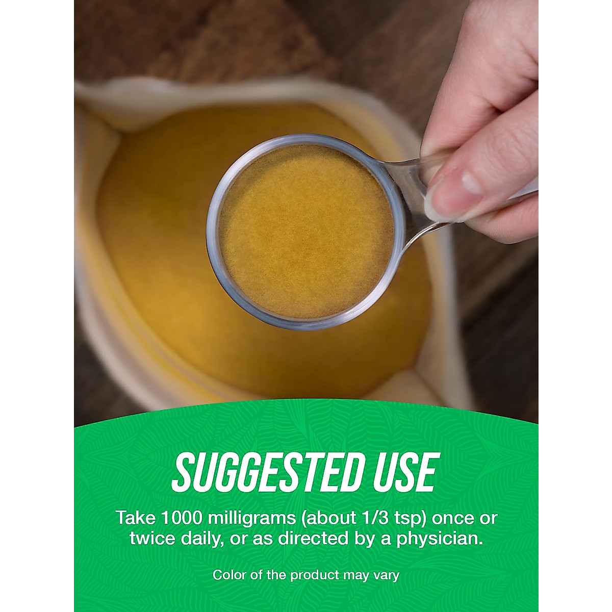 BulkSupplements.com Bee Pollen Powder - Superfood Supplement, Bee Pollen Supplement - for Immune Support, Natural & Gluten Free, 1000mg per Serving, 500g (1.1 lbs) (Pack of 1)